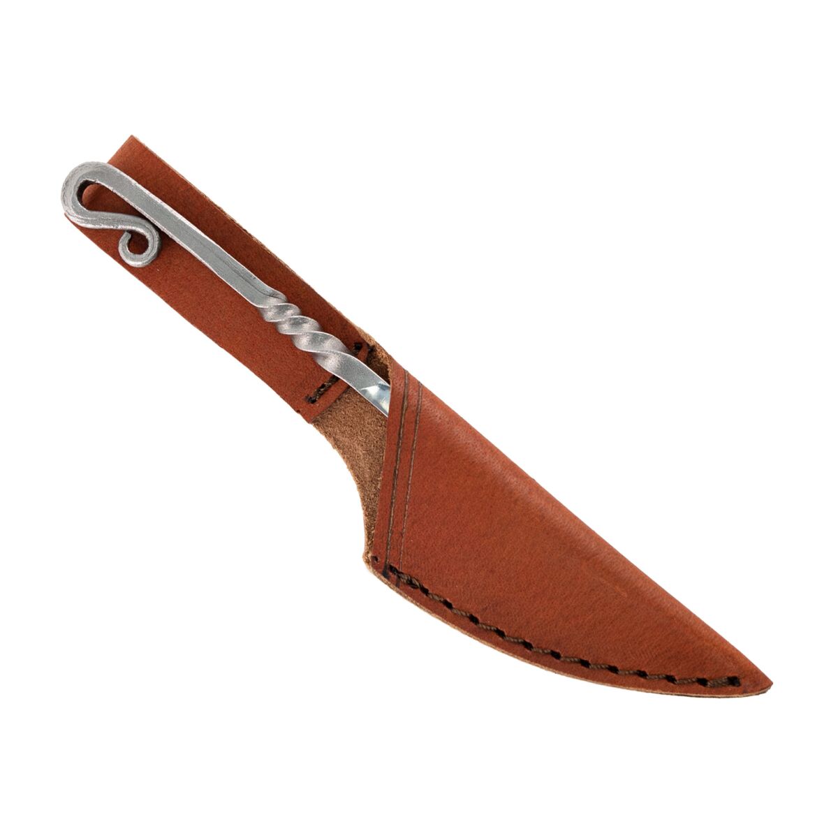 Geschmiedetes Messer mit tordiertem Griff Edelstahl