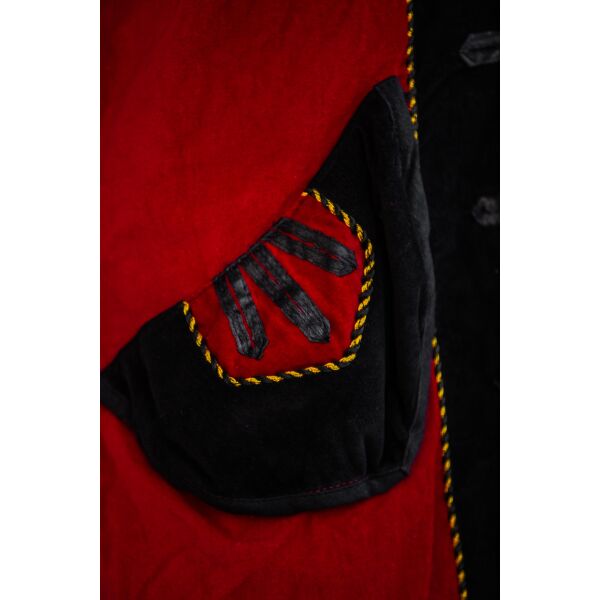 Piraten Gehrock Rot/Schwarz "Jack"